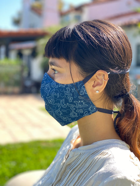 Japanese Yukata Mask (Indigo) – VPL