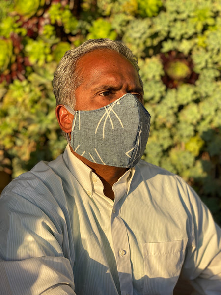 A Set of 3 Large Masks Made from Vintage Japanese Yukata Fabric (#2) – VPL
